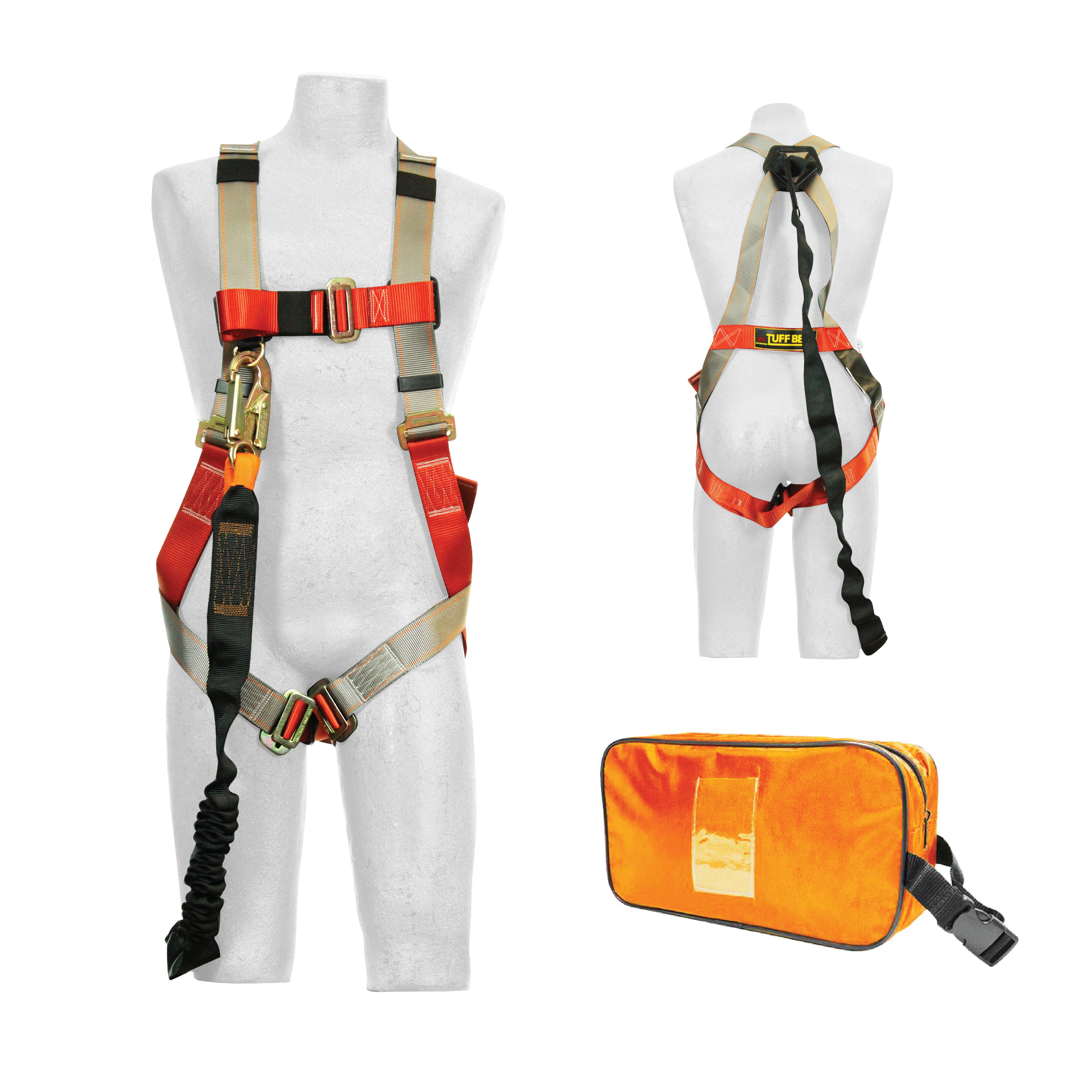 Adjustable Full Body Harness Combo Kit / C-TB205A-16NB – Madaco Safety ...